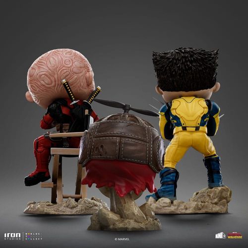 Deadpool & Wolverine Minifigura Mini Co. PVC Deadpool and Wolverine set ...
